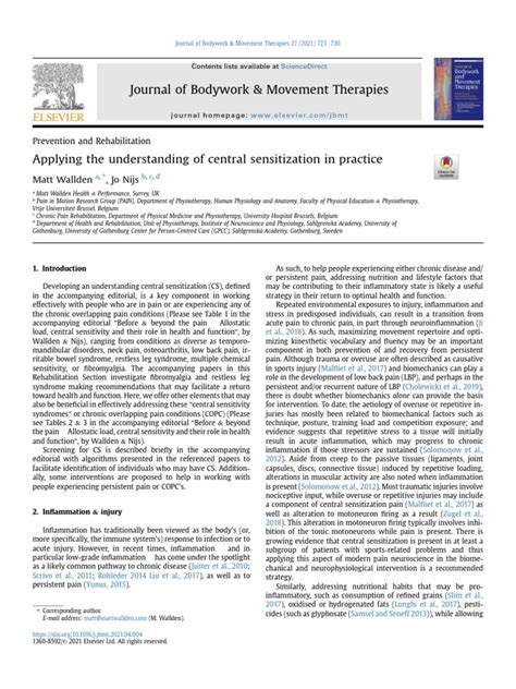 10 2519jospt 2018 7476 Pdf Stress Biology Irritable Bowel Syndrome