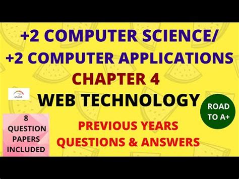 Plus Two Computer Science Computer Applications Question Paper