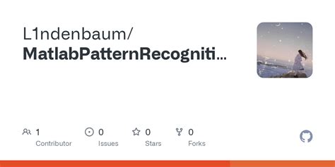 Github L Ndenbaum Matlabpatternrecognition