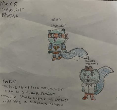 Rough Draft Of Splendid For My Animated Au R Happytreefriends