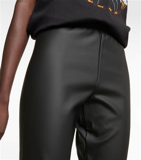 Junya Watanabe Faux Leather Cropped Leggings Junya Watanabe