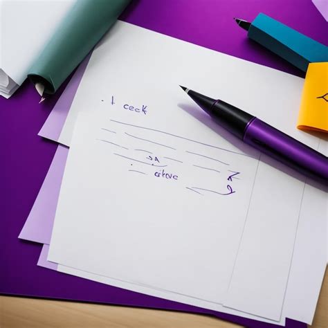 Premium Ai Image Notebook Pens Pencil And Eraser