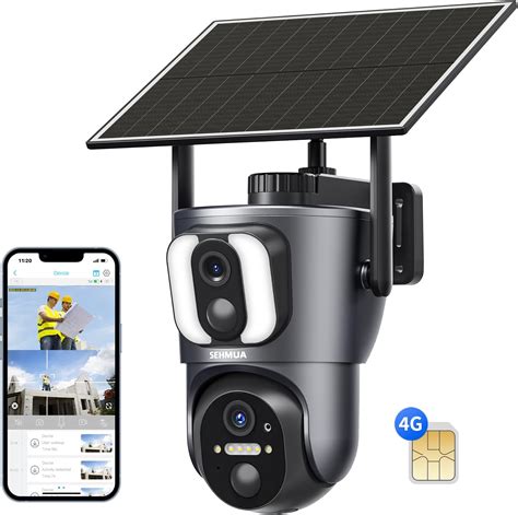 Amazon Xega Dual Lens Linkage 4G LTE Security Camera No WiFi