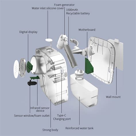 Dispensador Automático De Jabón Likrtyny Libre De Bpa Bodega Aurrera