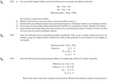 solved set up an initial simplex tableau given the