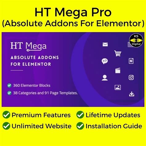 Latest Ht Mega Pro Absolute Addons For Elementor Page Builder