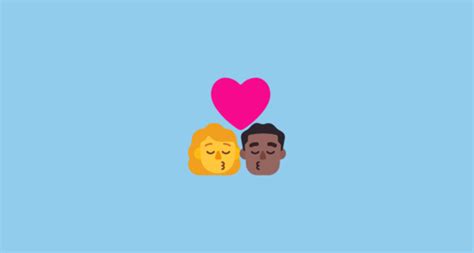 👩‍ ️‍💋‍👨🏾 Beso Mujer Sem Tom De Pele Hombre Tono De Piel Oscuro