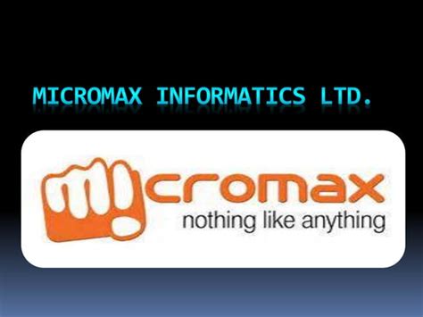 Micromax Informatics Ltd Ppt