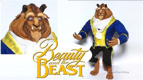 Beast Beauty The Beast Inspired Poseable Doll Polymer Clay