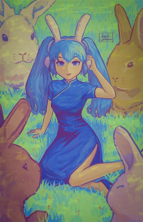 Hatsune Miku Vocaloid Drawn By April Jubilees Danbooru