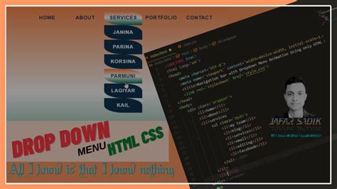 css3 bangla tutorial 1 how to create drop down menu how to make