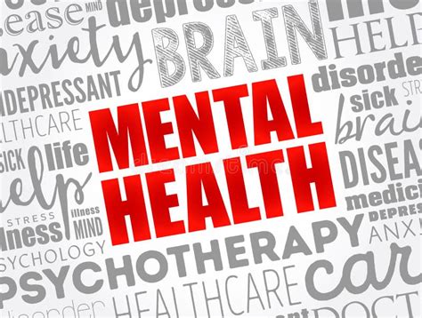 Salud Mental Comportamiento Cognitivo Y Bienestar Emocional Palabra