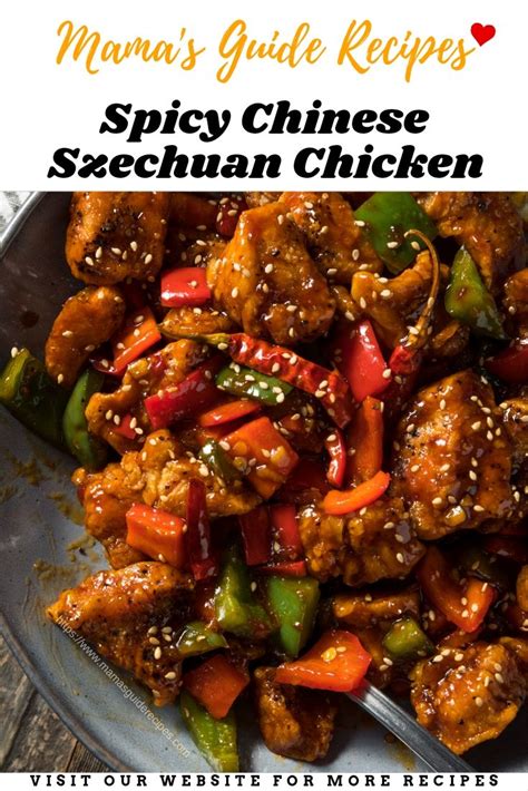 Spicy Chinese Szechuan Chicken Recipe Ingredients Instructions You