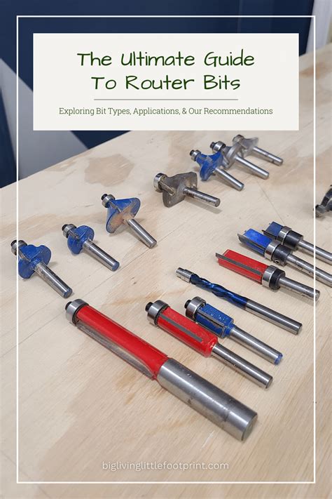 The Ultimate Guide To Router Bits Exploring Types And Applications Big Living Little Footprint