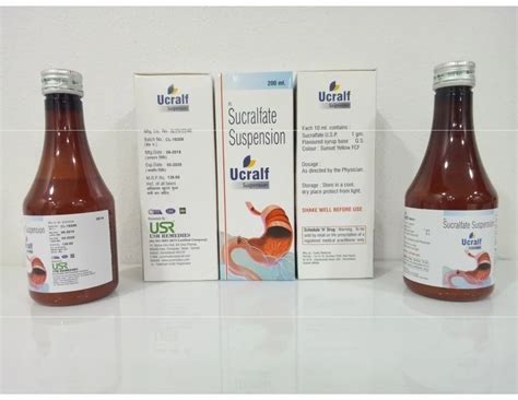 Sucralfate Suspension Syrup 200 Ml At ₹ 150 Bottle In Keshod Id 2853877364991