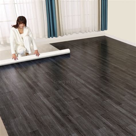 Simili Lót Sàn Dạng Cuộn Vân Gỗ Nhám Thảm Nhựa Trải Sàn Giả Gỗ Pvc