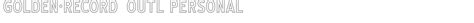 Golden Record Font Download Free