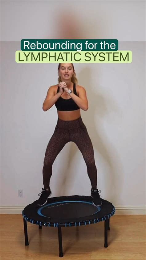 Rebounding For Lymphatic Drainage And Detoxing In 2022 Trampoline