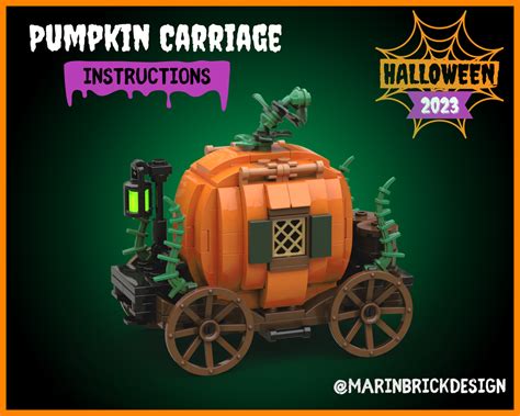 Lego Moc Pumpkin Carriage Lego Spooky Halloween Moc By