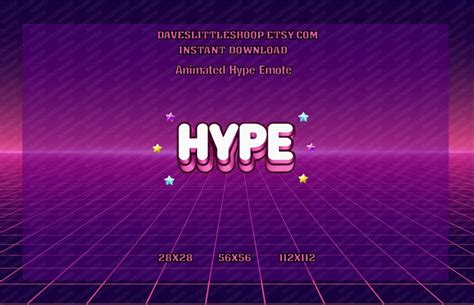 Animated Hype Emote Hype Emote Hype With Stars Emote Hype