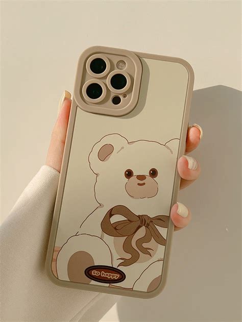 Multicolor Collar Tpu Cartoon Phone Cases Embellished Phonepad Accessories Kawaii Iphone Case
