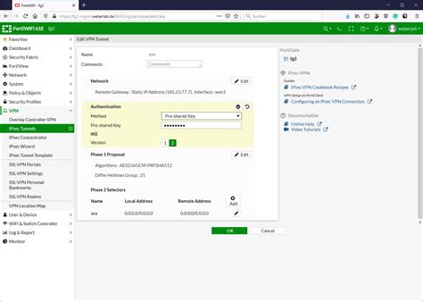 Route Based Vpn Tunnel Fortigate Cisco Asa