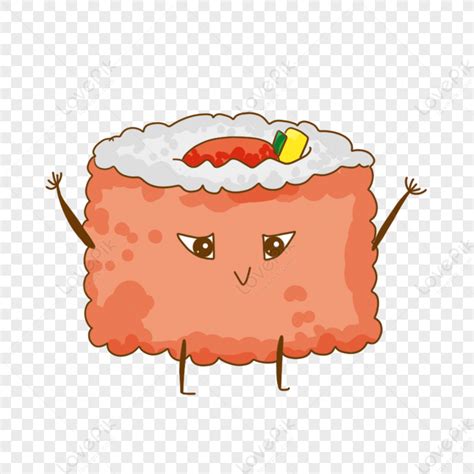 제기 손으로 빨간 귀여운 일러스트 초밥의인전통 Png 일러스트 무료 다운로드 Lovepik