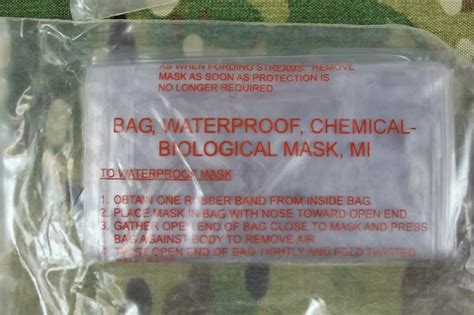 10x Lot Usgi Cbrn Gas Mask Biological Chemical Warfare Decontamination Bag