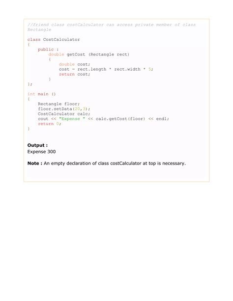 Chapter23 Friend Function Friend Class Pdf