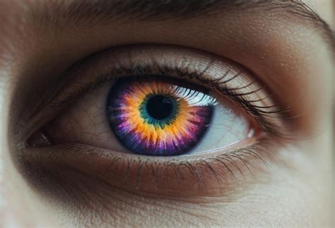 Premium Photo Colorful Universe Eyes Ai Generated