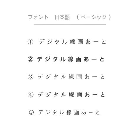 フォント一覧表 Obatee2021
