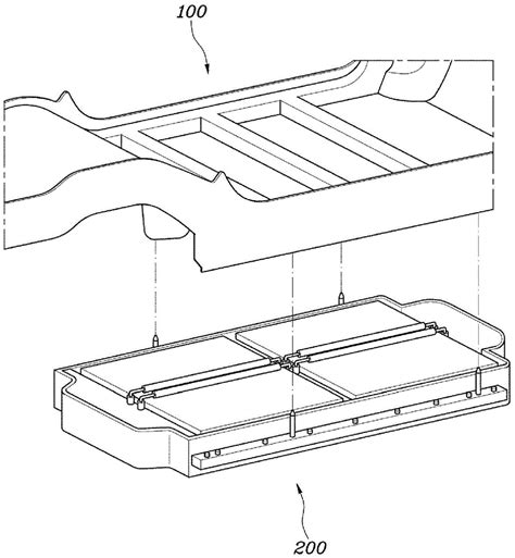 连接器和具有其的在车身与电池之间的底板结构的制作方法