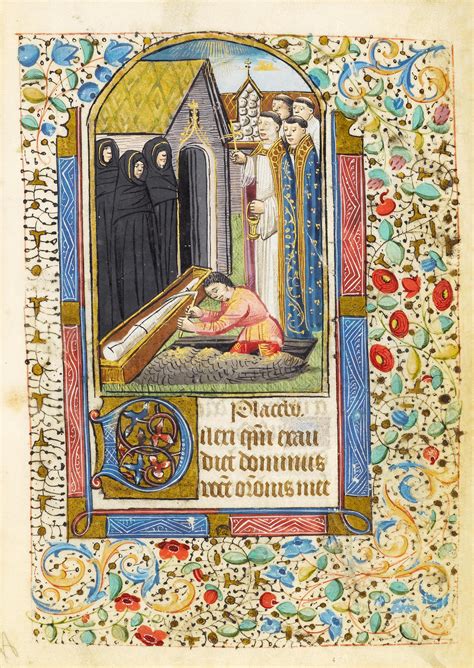 Bonhams Illuminated Manuscript Book Of Hours Use Of Paris