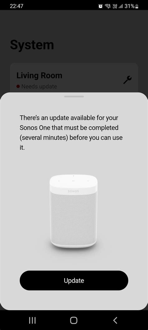 Error Code 6 When Trying To Update Sonos One Sonos Community