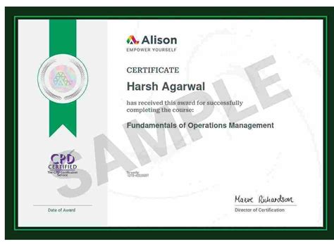 Harsh Agarwal On Linkedin Finished The Course “fundamental Of Operations Management” By Maeve