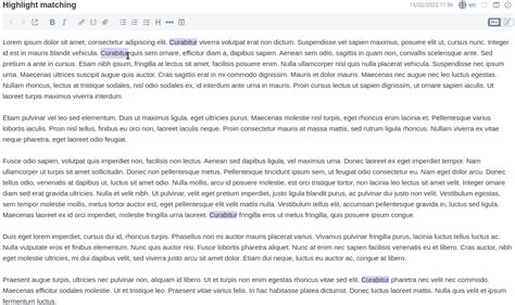 Joplin Plugins Highlight Matching