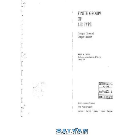 خرید و قیمت دانلود کتاب Finite Groups Of Lie Type Conjugacy Classes