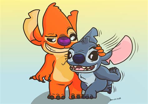 #203812 - safe, artist:greenkat, experiment 627 (lilo & stitch), stitch ...