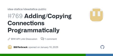 Adding Copying Connections Programmatically Idea Statica Ideastatica