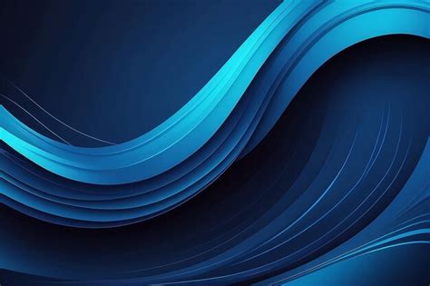 Premium Photo Bright Blue Dynamics Abstract Vector Background With