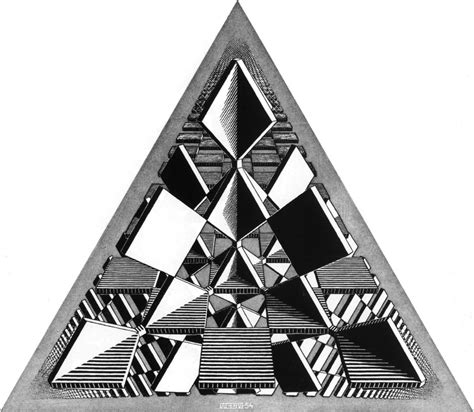 Three Intersecting Planes M C Escher WikiArt Org Encyclopedia Of