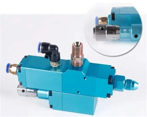 Metal 20 Mpa Metered Grease Dispensing Valve For Water Valve Size 5