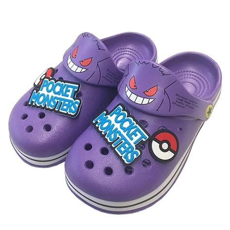 Pokemon ポケットモンスター Eva サンダル ポケモン キャラクター ジュニア用 ピカチュウ ポッチャマ ゲンガー モンスターボール