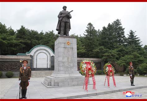 金正恩向毛岸英等中国烈士敬献花篮 凤凰资讯