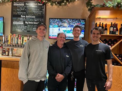 Craftsman Bartenders Past Craftsman Wood Fired Pizza Facebook