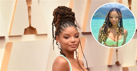 Truly A ~minor Mermaid~ See Halle Baileys Gorgeous Bikini Photographs