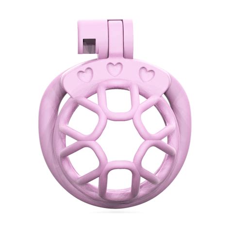 Pink Chastity Cage Sissy Small Resin Ae1 Chastity Cage