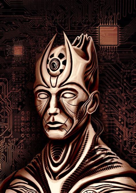 Cyber Character Close Up Queen Extraterrestrial Civilization Girl