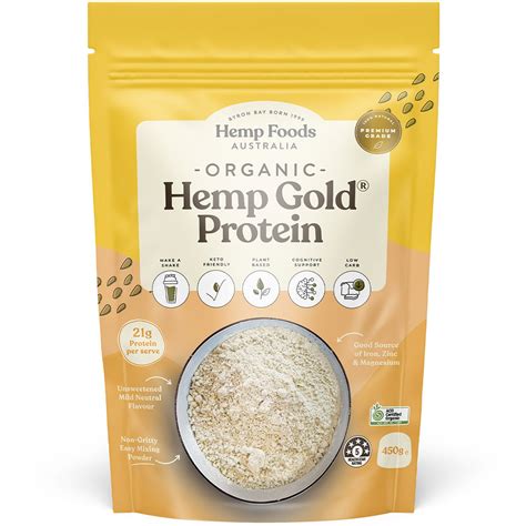 Hemp Foods Australia Organic Hemp Gold Protein Evelyn Faye Nutrition