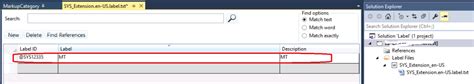 How To Create Label Extension In Dynamics 365